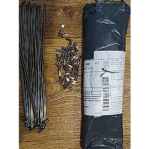 HERERO 5 Sets of 12G Stainless Steel Electric Bike Bicycle Spokes and Nipples 190/191/ 200/203/208/215/ 220/235/ 255 MM (Color : 12G 228MM)