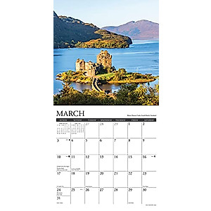 Willow Creek Press Castles Monthly 2024 Wall Calendar (12" x 12")