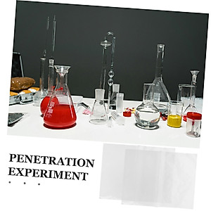 Abaodam 10 Sheets Semipermeable Membrane Teaching Aid Membrane Demonstrations Science Lab Supplies Membrane Materials for Students Science Supplies Cellophane Transparent