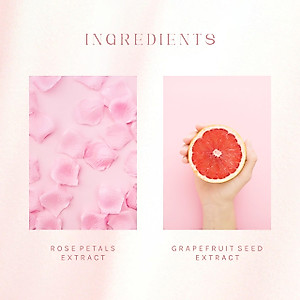 Mina Rose Water Facial Toner And Eyebrow Henna Tint Fixing Solution| Calming & Soothing, Suitable For All Skin Types | Organic, Refreshing Natural Rose Water | 200ml