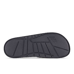 New Balance Men's Zare V1 Slide Sandal, Lead/Orca/Light Aluminum, 9