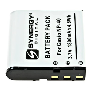 Synergy Digital Digital Camera Battery, Compatible with Vivitar NP-40 Digital Camera Battery (Li-Ion, 3.7V, 1300 mAh)
