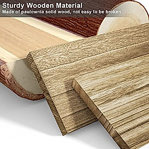 SZQINJI Floating Shelves Wall Mounted Solid Wood Shelf Display Ledge Storage Shelves for Living Room Kitchen Bathroom Carbonized Black Set of 3