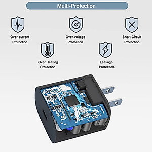 45W Super Fast Charger Type C 45W for Samsung Galaxy S24 Ultra / S24/ S23 Ultra/ S23/ S22 Ultra/ S22+ / S22 / S21 / Note 10 + / Note 20 / S20 /Tab S7 / S7+ / Z Fold 3 / Z Flip 4 with 5FT Cable 2-Pack