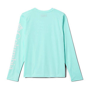 Columbia Youth Boys Terminal Tackle Long Sleeve Tee, Gulf Stream, Small