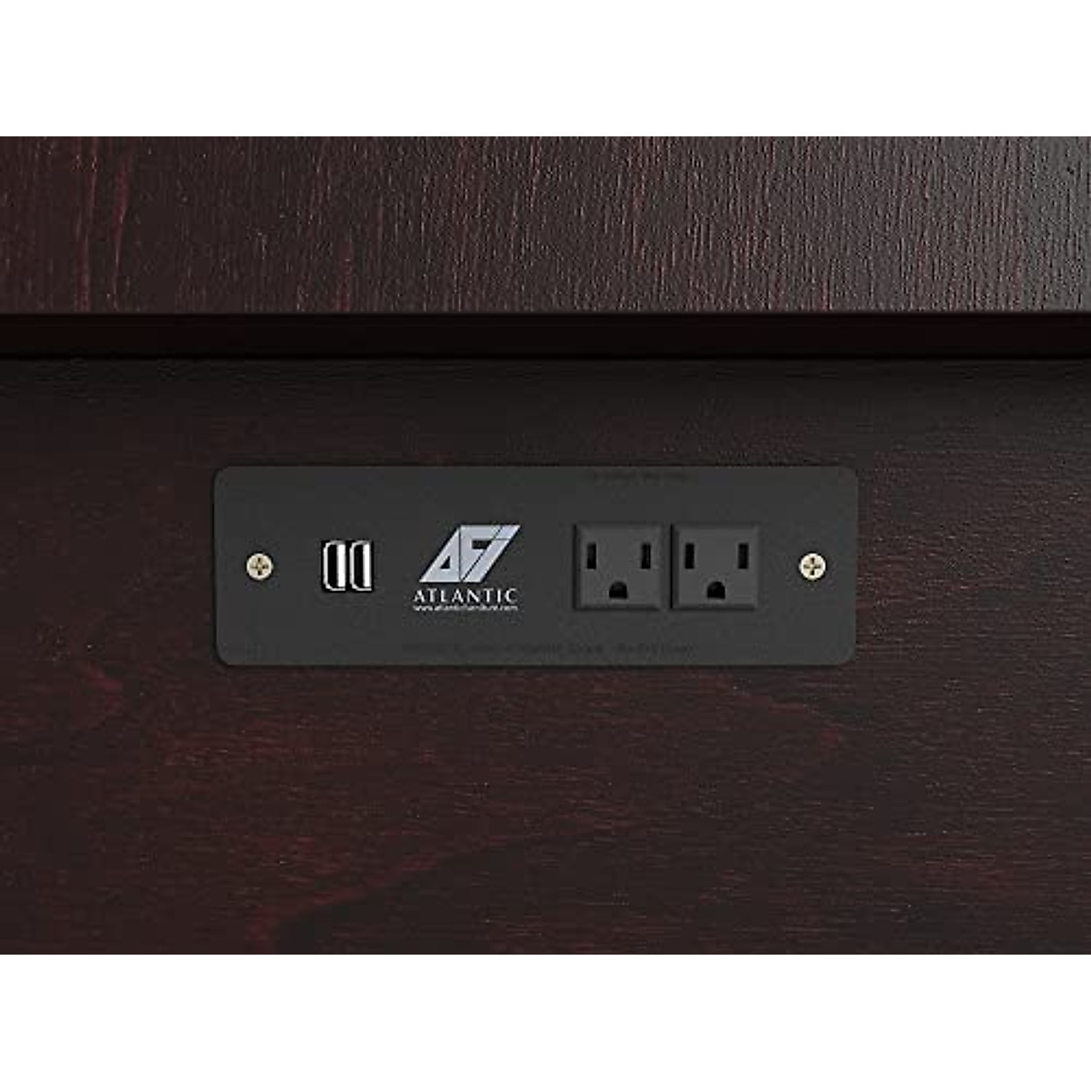 AFI Monroe Murphy Bed Chest with Charging Station, Queen, Espresso