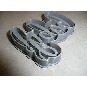 BABY WORD SHOWER GENDER REVEAL PARTY ANNOUNCEMENT DETAILED COOKIE CUTTER MADE IN USA PR2523