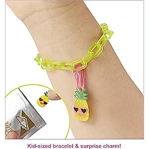 Barbie Color Reveal Foam! Doll & Pet Friend with 25 Surprises: Scented Bubble Solution, Outfits, Hair Extension, Kid Bracelet & Charm Hidden in Sand; Sunny Pineapple-Theme; for Kids 3 Years & Up