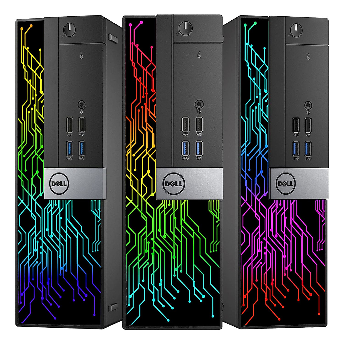 Dell OptiPlex Desktop Customized RGB Lights Computer Intel Core i7 3.40GHz 16 GB RAM 2TB SSD Windows 10 Pro - WiFi - Gaming PC Keyboard & Mouse HDMI (Renewed)