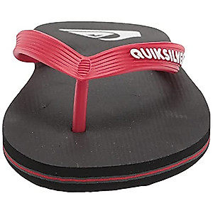 Quiksilver Boy's Molokai Kids Flip Flop Youth Sandal, BLACK 2, 3 Little Kid