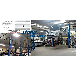 Light in Depot 2ft 110w Commercial LED Linear Bay Light 5000K (250w /400w MH Equal) Shop Light, AC 120-277v, Warehouse Aisle Area Light, Garage, 0-10V Dimming, UL/DLC Complied (110w, 6 Pack)