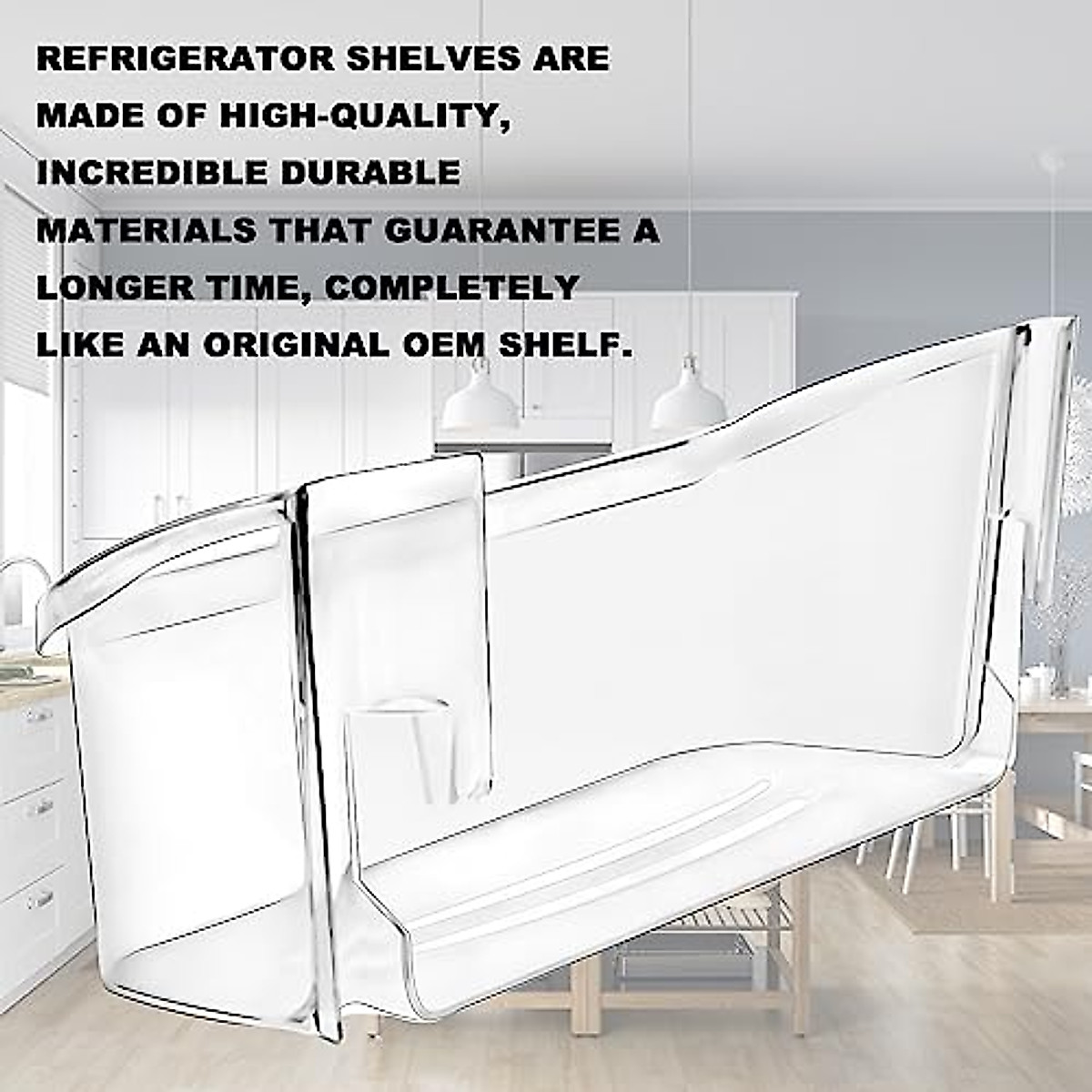 242126602 refrigerator door shelf replacement Fits for frigi.daire Refrigerator Door Shelf AP6278233 PS12364199 FFSS2625TS0 LFSS2612TF0-Fits Side Shelf Bottom