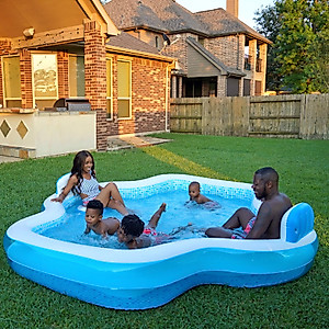 IFFEI Family Matching Mommy and Me Swimsuits Floral Printed Cutout Womens One Piece Bathing Suit Tummy Control Swimwear Red Men: L