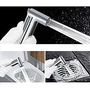 ZLOCYIVHE Bidet Shower Attachment Handheld Bidet Sprayer Kit Toilet Sprayer for Cloth Diapers Cold Water Brass with Hose Toilet Bidet Sprayer Set