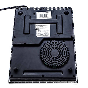 Avanti IH1800L1B-IS Portable Cooktop Electric Stove Top Hot Plate with Single Induction Burner, 6 Power Settings, Temperature Touch Control 140-460F, 1800-Watts, Black