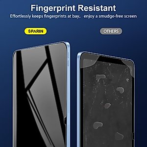 SPARIN Screen Protector Compatible with iPad 10th Generation 10.9 inch (2022 Models), 2 Pack 9H Hardness Tempered Glass for iPad 10 with Case Friendly, Anti-Scratch, Touch Sensitive