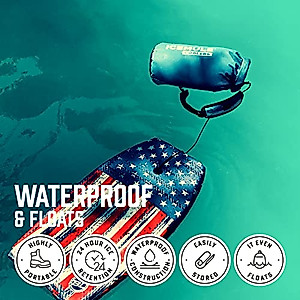 IceMule Classic Small Collapsible Backpack Cooler - 10 Liters, Marine Blue, Waterproof, Hands Free, 24+ Hours Cooling, Soft Sided Cooler for Hiking, Camping, Fishing & Picnics