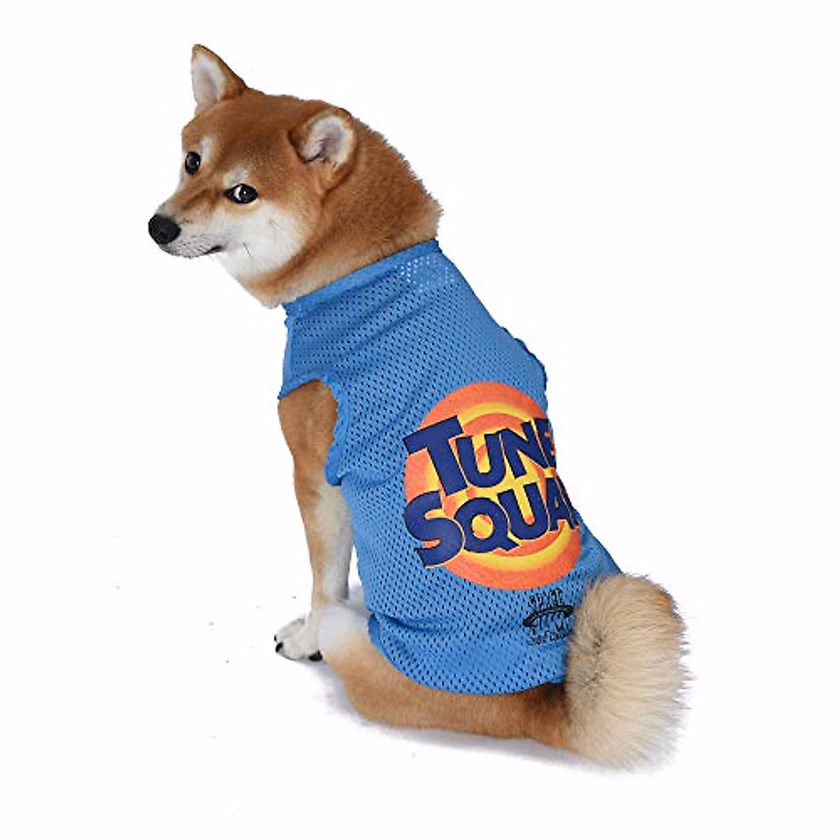LOONEY TUNES Tunes Space Jam 2 Tune Squad Dog Tank Top Small Dog Shirt LOONEY TUNES Tunes Space Jam Jersey Mesh Blue Dog Shirt for Small Dogs from Space Jam Movie FF16274