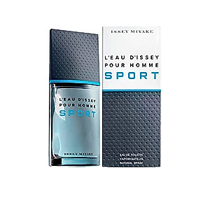 Issey Miyake L'eau D'issey Pour Homme Sport Eau de Toilette Spray for Men, 1.6 Ounce