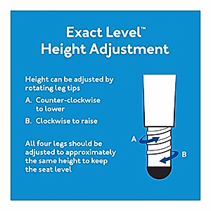 Carex Universal Bath Seat and Shower Chair - Bath Chair Supports Up To 400 Pounds - Adjustable Height Shower Bench, Plastic Stool For Shower, Shower Seat