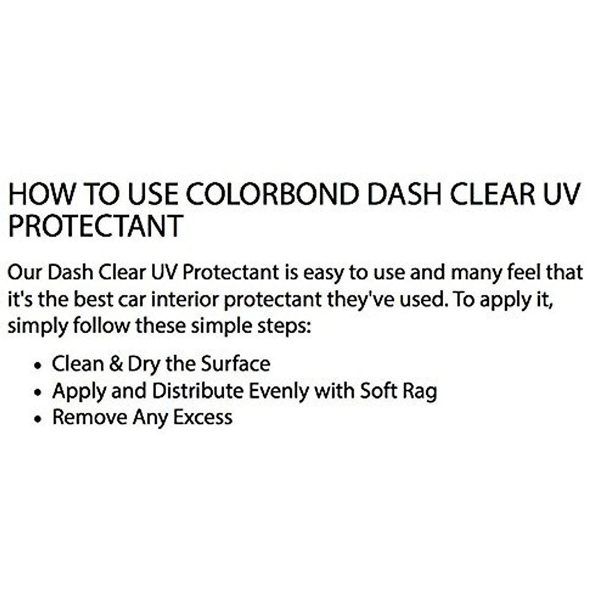 ColorBond 294 Clear Satin Dashboard Clear Permanent Protectant - 12 oz.