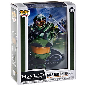 Funko Pop! Game Cover: Halo - Master Chief - Collectible Vinyl Figure - Includes Premium Plastic Protective Box - Gift Idea - Official Merchandise
