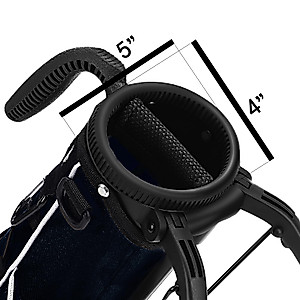 Golf Stand Bag, Lightweight Golf Easy Carry Bag with Padded Strap，Durable Pitch n Putt Golf Bag, Practice Ranger Sunday Golf Bag for Men&Women