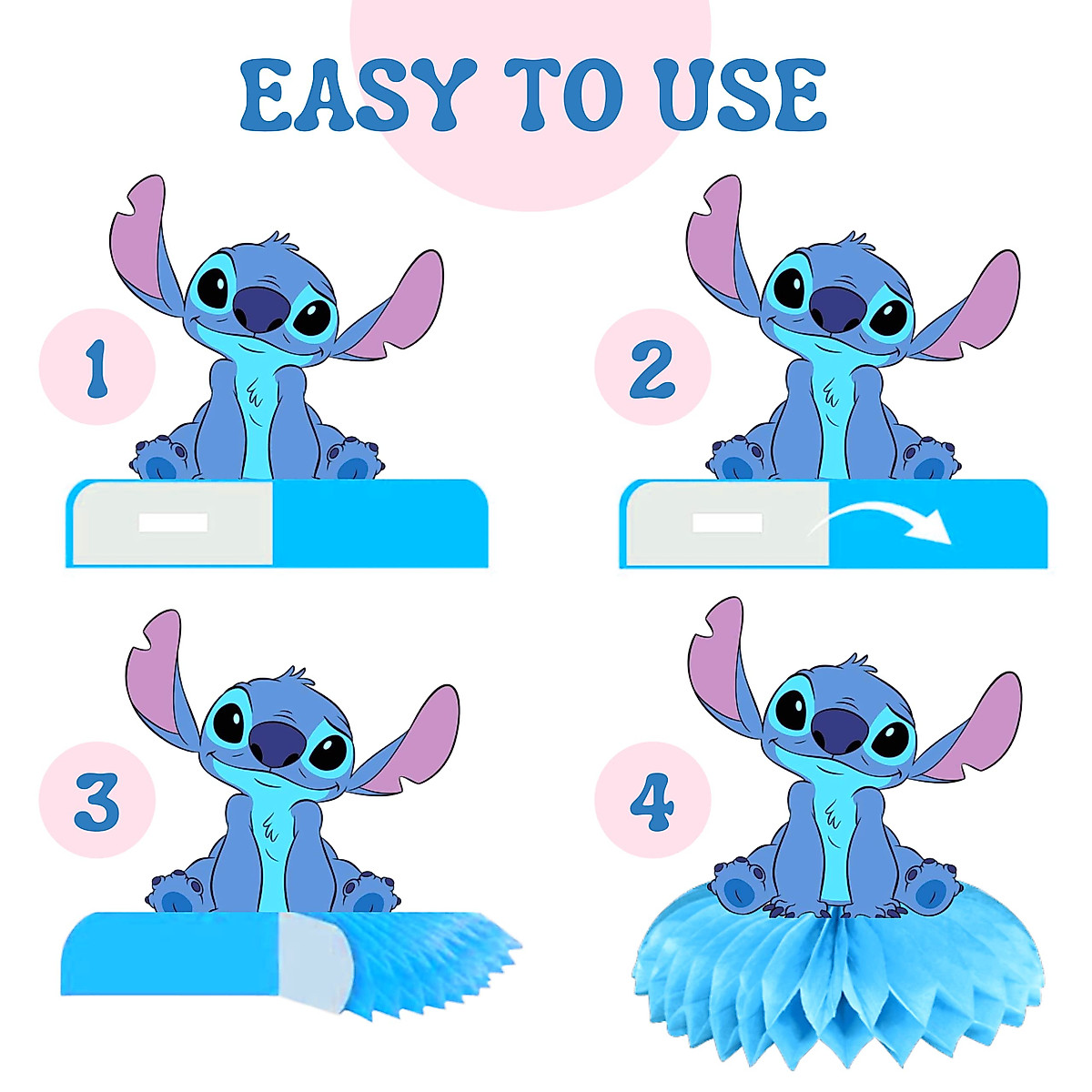 9PCS Cartoon Honeycomb Centerpieces For Decorations 3D Cartoon Centerpieces For Tables Decorations Cartoon 3D Centerpieces For Birthday Party Decorations