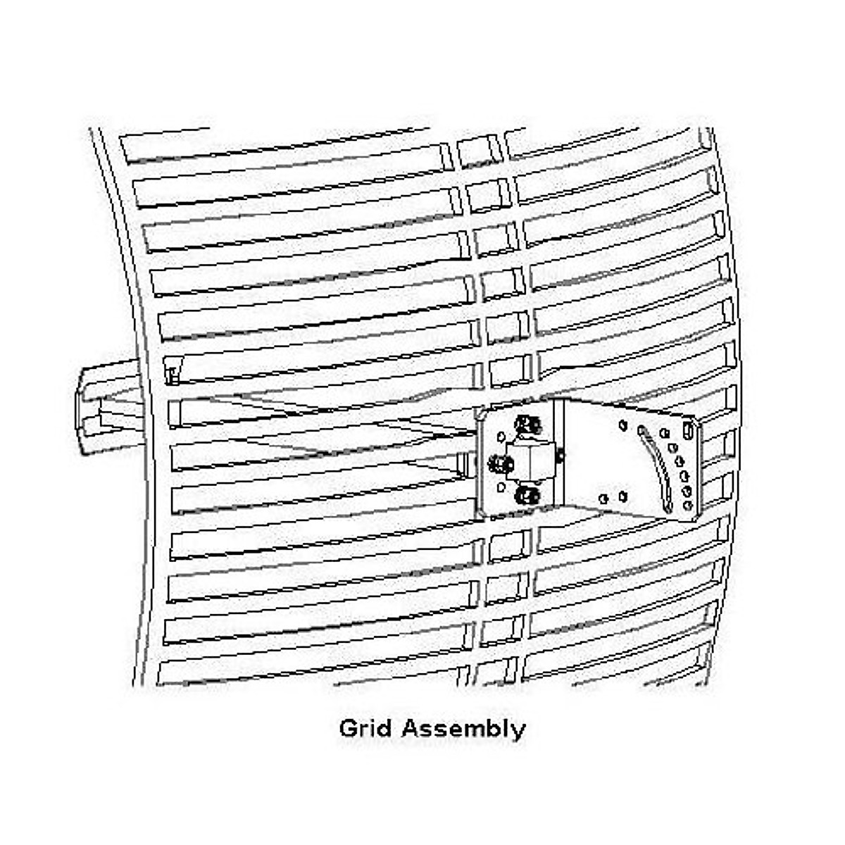 Alfa Weatherproof 2.4GHz 24dBi High Performance Die Cast Reflector Grid Wireless LAN Antenna - For 802.11b,g,N Wireless Wi-Fi