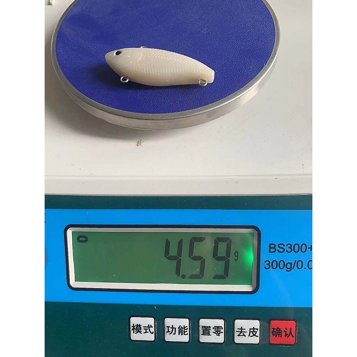 10pcs Fishing Unpainted VIB Crankbait Lure Body 49mm 4.59g Blank lipless Hard LuresSimulation Blank Body Clear Hard Baits Trout Salmon Minnow Lure Popper Lures Topwater Freshwater with Free Eye