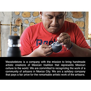 Tequila Decanter Set, Liquor Decanter with Shot Glasses and Mexican Sombrero, Hand-painted Decanter, Skull Decanter, Bar Decoration, Unique Tequila Gift, Gift For Dad, (Black Decanter Set)