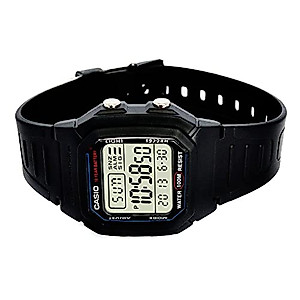 Casio Men's W800H-1AV Classic Sport Watch with Black Band
