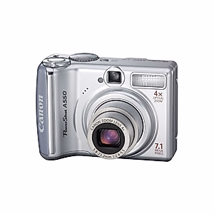 Canon PowerShot A550 7.1MP Digital Camera with 4x Optical Zoom