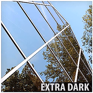 BDF S05 Window Film Daytime Privacy and Heat Control Mirror Silver 5 (Very Dark) - 24in X 16ft