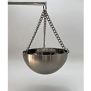 HSE Cedar Sauna Aromatherapy Bowl Oil Cup Holder with Swinging Arm and Screw Covers (Red Cedar)