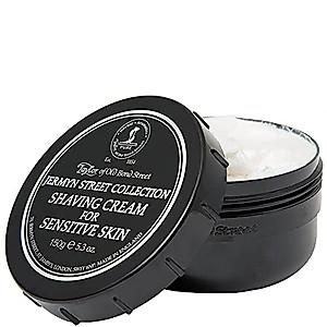 Taylor of Old Bond Street Jermyn Street Luxury Shaving Cream for Sensitive Skin, 5.3-Ounce 01014