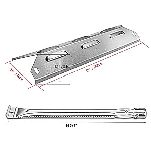 Uniflasy Grill Parts for Kenmore 146.34611410 146.23679310 146.46372610 146.34461410 146.16142210 146.10016510 146.23673310 146.16198211 146.46366610 146.1001751 146.4636561(Stainless Steel)