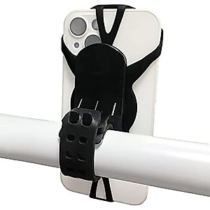 Universal Bike Phone Mount, 360°Rotatable Adjustable Silicone Phone Holder, Fit 4.5"-7" for iPhone 14 13 12 11 Pro Max XS XR Samsung Galaxy (Bike Stand)