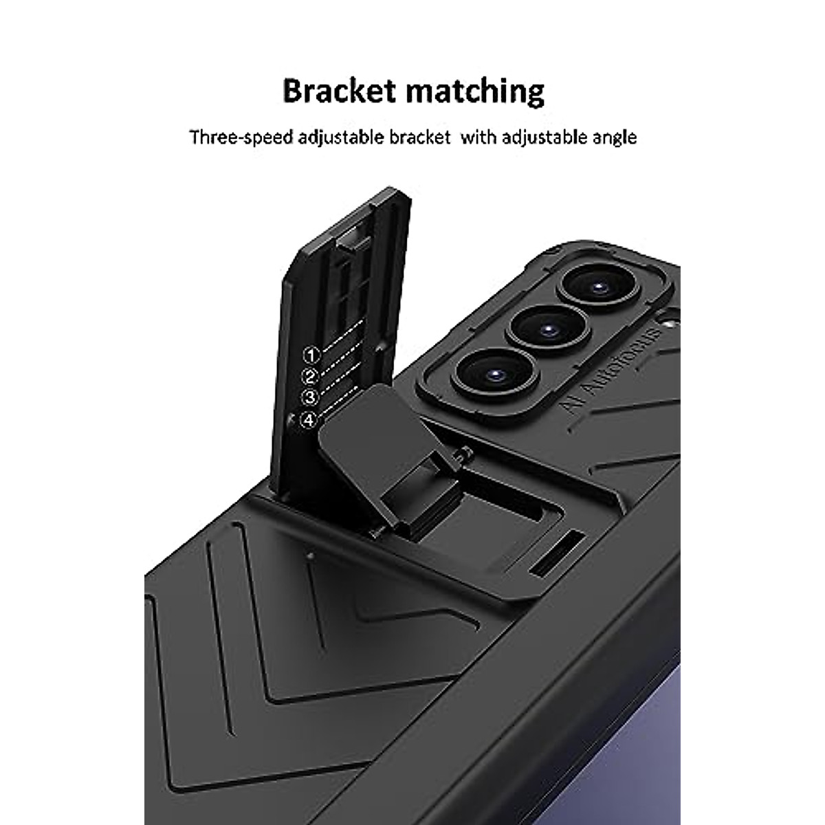 SHIEID Samsung Fold 5 Case with Hinge Protection, Galaxy Z Fold 5 Case Built-in Screen Protector & Kickstand & S Pen Slot Case for Samsung Galaxy Z Fold 5 2023, Blue