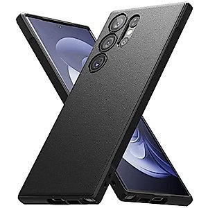 Ringke Onyx [Feels Good in The Hand] Compatible with Samsung Galaxy S23 Ultra Case, Anti-Fingerprint Technology Prevents Oily Smudges Non-Slip Enhanced Grip Precise Cutouts for Camera - Black