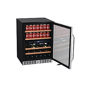 EdgeStar CWB8420DZ 24 Inch Built-In Wine and Beverage Cooler