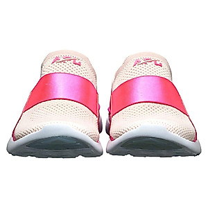 Athletic Propulsion Labs Women's Techloom Bliss Shoe, Creme/Fusion Pink/White, 8