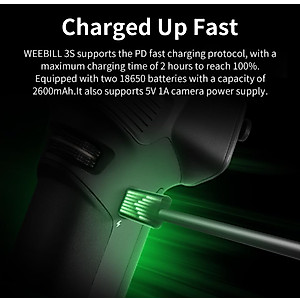 ZHIYUN Weebill 3S Gimbal Stabilizer for DSLR and Mirrorless Camera Canon/Nikon/Sony/Panasonic/Fujifilm,Fill Light,Native Vertical Shooting