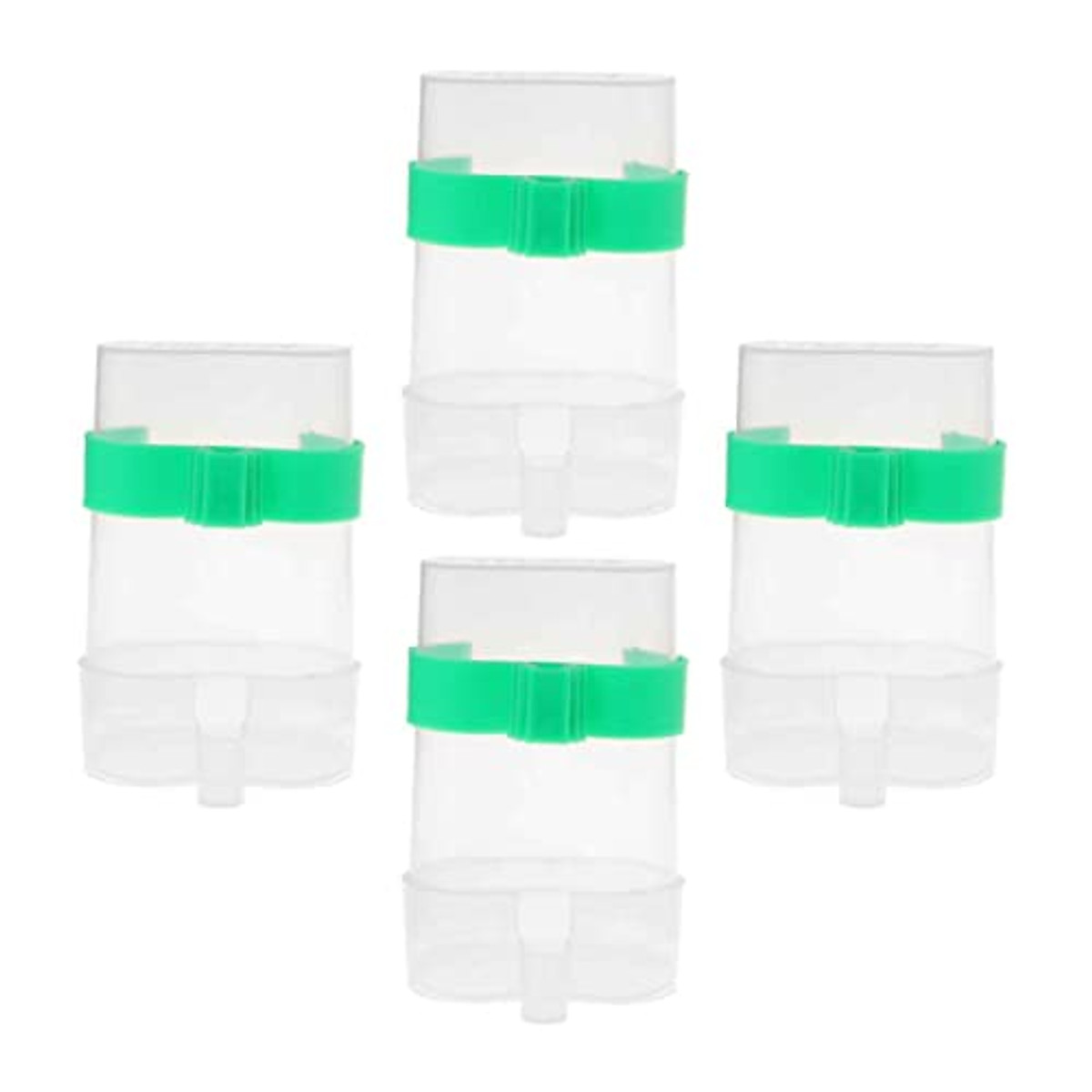 HANABASS Dispenser Container Dispenser Container 8 Pcs Bird Water Parrot Cage Water Feeder Bird Water Holder Automatic Birds Feeder Dispenser Automatic Bird Auto Feeder Auto Feeder