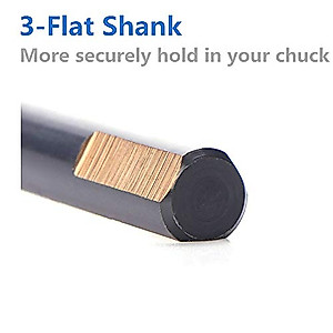 12 PCS 5/16" HSS Black and Gold Coated Twist Drill Bits, Metal Drill, Ideal for Drilling on mild Steel, Copper, Aluminum, Zinc Alloy etc. Pack in Plastic Bag