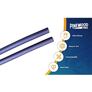 Pinewood Pro Flexible 3/8" Cylinder Weight Cuttable with a Scissors for Pinewood Derby Cars (Total Weight 3oz)