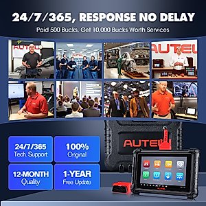 Autel MaxiCheck MX900: Same as MK900, 2024 Bidirectional Scan Tool, 3000+ Active Test, Up of MK808BT MK808S MX808S MS906, 40+ Reset, CAN-FD/DoIP, Scan VIN/License