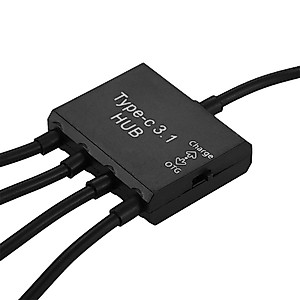 USB Hub Portable USB Hub Portable USB-C/Type-C Male to 3 USB Ports Female + Micro USB Female Power Charging OTG HUB Cable Connector Splitter