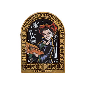 Disney Enamel Pin Set, Hocus Pocus Themed Jewelry, Pack of 4 Pieces, 1.75”, Limited Edition Collectors Pins with Three Sanderson Sisters and Billy Butcherson, Amazon Exclusive