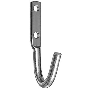 2 Pack National N220-582 3-1/2" Tarp/Rope Hook - Zinc Plated